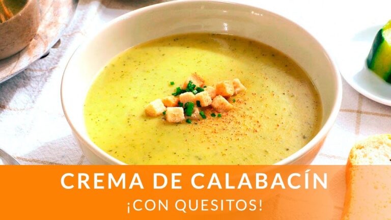 Receta Fácil de Crema de Calabacín con Quesitos: Deliciosa y Saludable ...